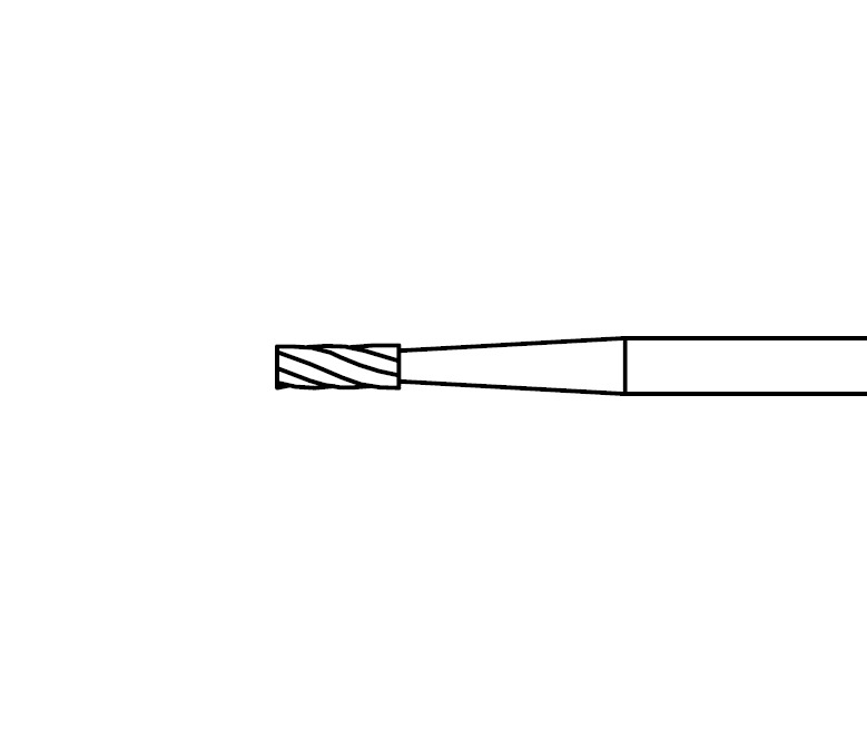 Ultralight Series Surgical Round Tapered And Cylinder Side Cutting Bur ...